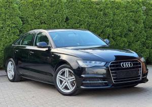 Black Audi A6 2018 in Jonava, with an engine capacity of 1.97 L and mileage of 209 thousand km for 14750 €, photo 6 on AUTOMOTO.COM.LV