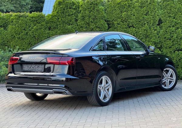 Black Audi A6 2018 in Jonava, with an engine capacity of 1.97 L and mileage of 209 thousand km for 14750 €, photo 6 on AUTOMOTO.COM.LV