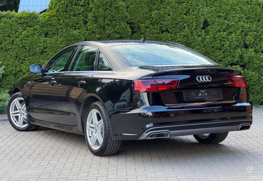 Black Audi A6 2018 in Jonava, with an engine capacity of 1.97 L and mileage of 209 thousand km for 14750 €, photo 10 on AUTOMOTO.COM.LV