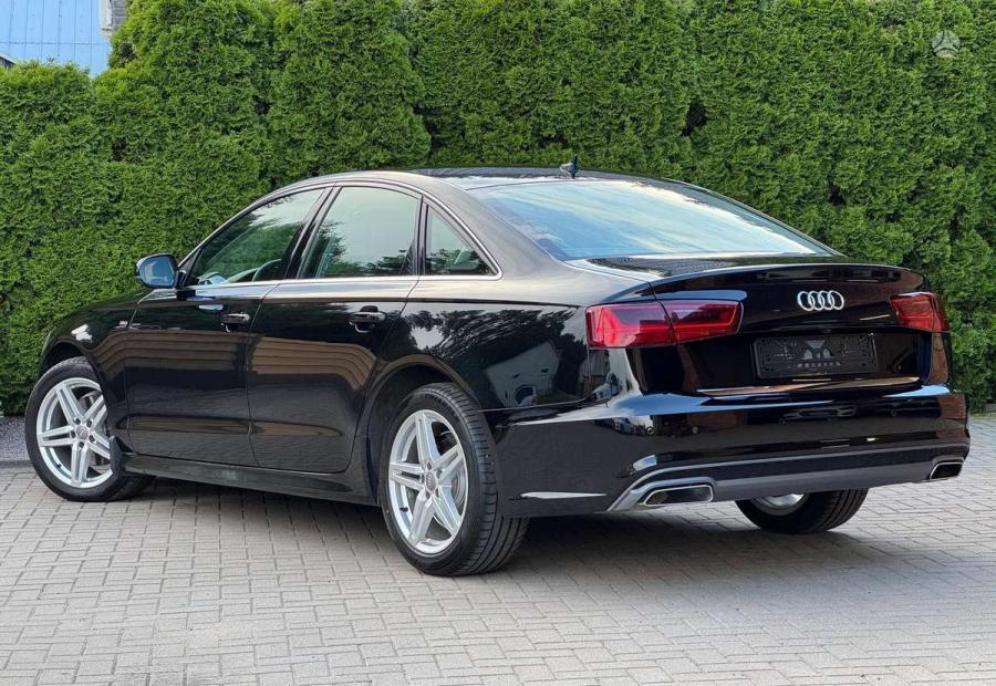 Black Audi A6 2018 in Jonava, with an engine capacity of 1.97 L and mileage of 209 thousand km for 14750 €, photo 11 on AUTOMOTO.COM.LV