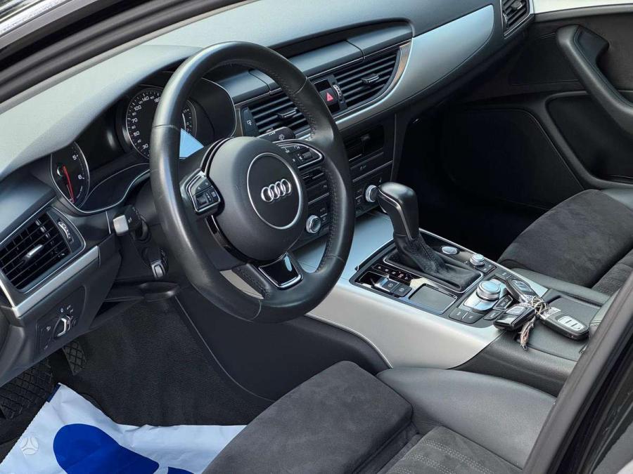 Black Audi A6 2018 in Jonava, with an engine capacity of 1.97 L and mileage of 209 thousand km for 14750 €, photo 19 on AUTOMOTO.COM.LV