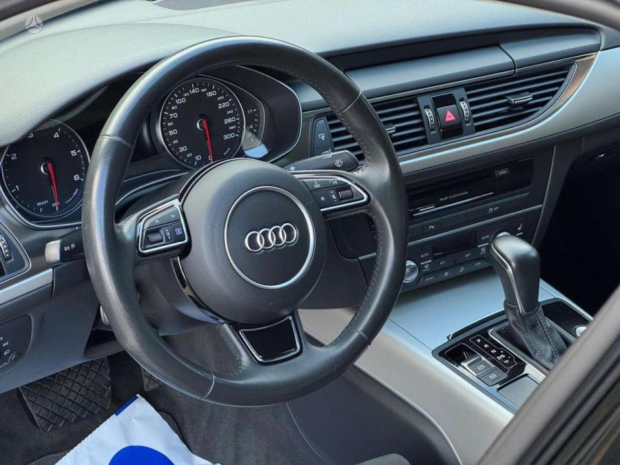 Black Audi A6 2018 in Jonava, with an engine capacity of 1.97 L and mileage of 209 thousand km for 14750 €, photo 20 on AUTOMOTO.COM.LV