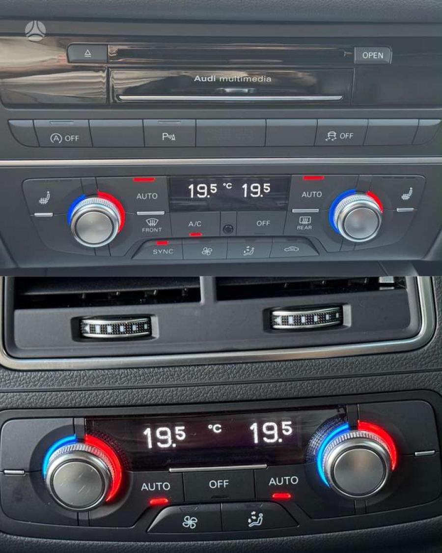 Black Audi A6 2018 in Jonava, with an engine capacity of 1.97 L and mileage of 209 thousand km for 14750 €, photo 30 on AUTOMOTO.COM.LV