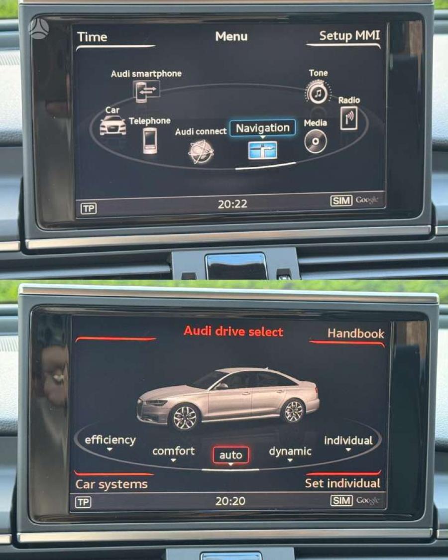 Black Audi A6 2018 in Jonava, with an engine capacity of 1.97 L and mileage of 209 thousand km for 14750 €, photo 31 on AUTOMOTO.COM.LV