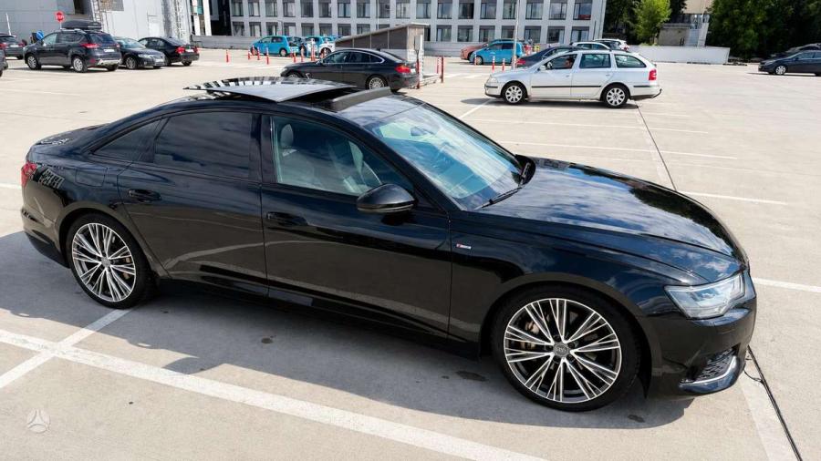 Black Audi A6 2018 in Vilnius, with an engine capacity of 3.00 L and mileage of 178 thousand km for 27500 €, photo 14 on AUTOMOTO.COM.LV