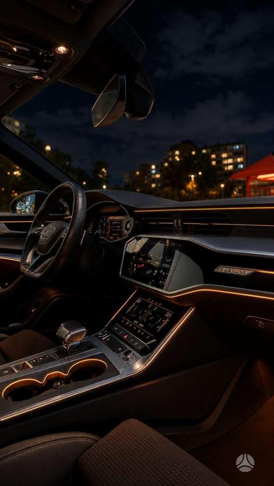 Black Audi A6 2018 in Vilnius, with an engine capacity of 3.00 L and mileage of 178 thousand km for 27500 €, photo 16 on AUTOMOTO.COM.LV