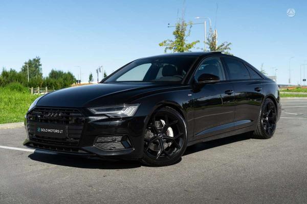 Melns Audi A6 2018 Viļņa, ar dzinēja tilpumu 2.97 L un nobraukumu 217 tūkst. km par 26000 €, foto  vietnē AUTOMOTO.COM.LV
