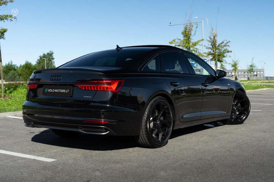 Black Audi A6 2018 in Vilnius, with an engine capacity of 2.97 L and mileage of 217 thousand km for 26000 €, photo 5 on AUTOMOTO.COM.LV