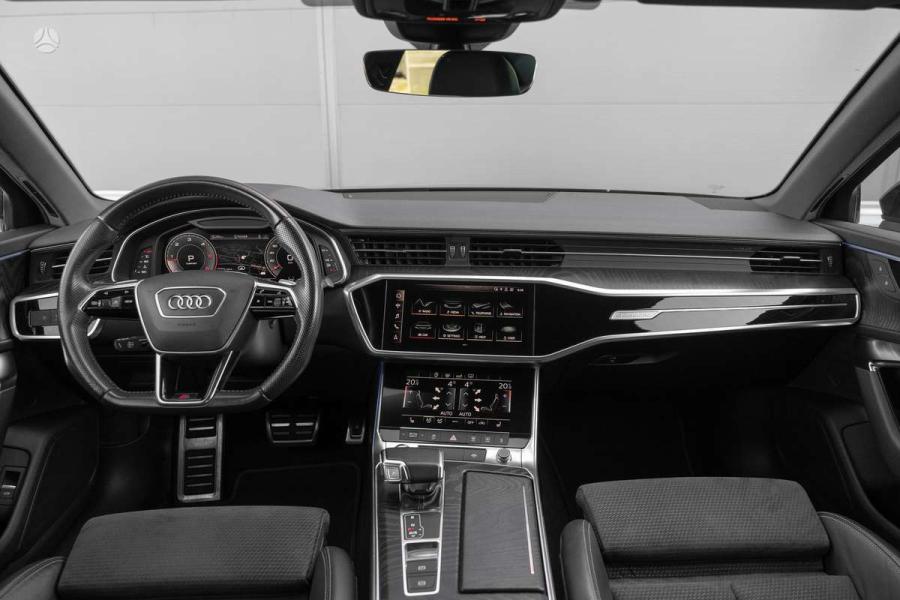 Black Audi A6 2018 in Vilnius, with an engine capacity of 2.97 L and mileage of 217 thousand km for 26000 €, photo 11 on AUTOMOTO.COM.LV