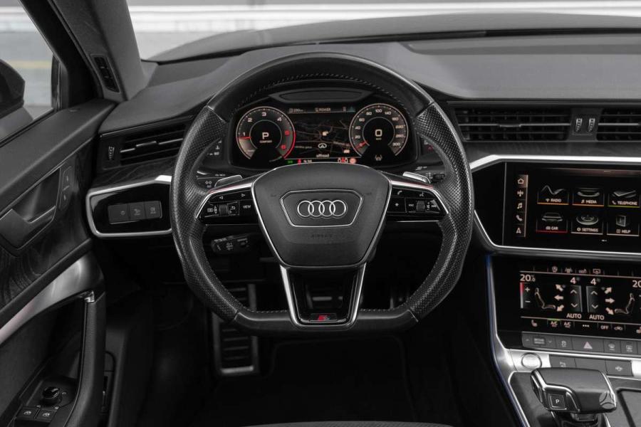 Black Audi A6 2018 in Vilnius, with an engine capacity of 2.97 L and mileage of 217 thousand km for 26000 €, photo 12 on AUTOMOTO.COM.LV