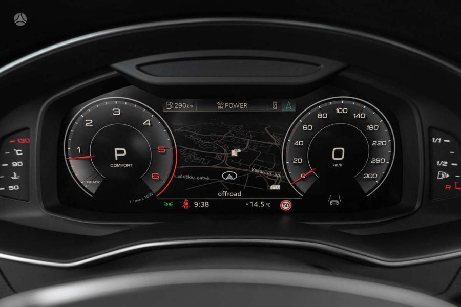 Black Audi A6 2018 in Vilnius, with an engine capacity of 2.97 L and mileage of 217 thousand km for 26000 €, photo 14 on AUTOMOTO.COM.LV