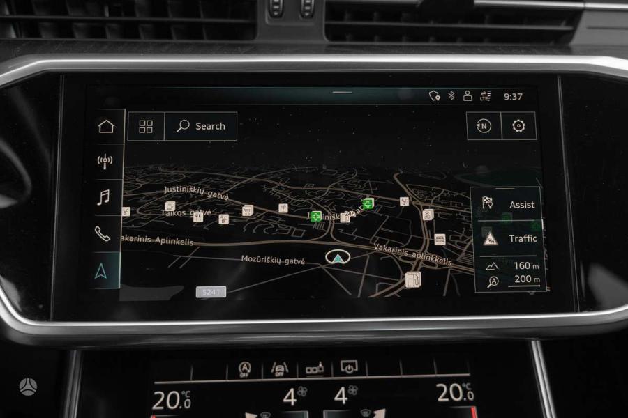Black Audi A6 2018 in Vilnius, with an engine capacity of 2.97 L and mileage of 217 thousand km for 26000 €, photo 18 on AUTOMOTO.COM.LV
