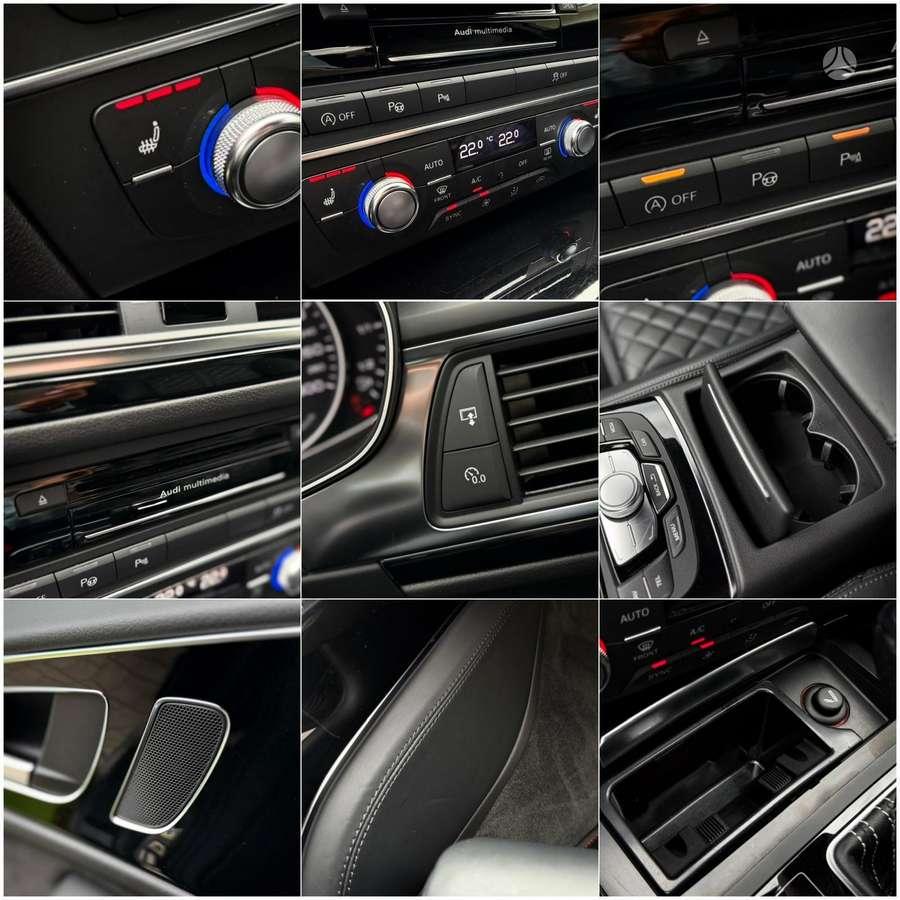 Black Audi A6 2018 in Kaunas, with an engine capacity of 2.00 L and mileage of 213 thousand km for 17350 €, photo 13 on AUTOMOTO.COM.LV