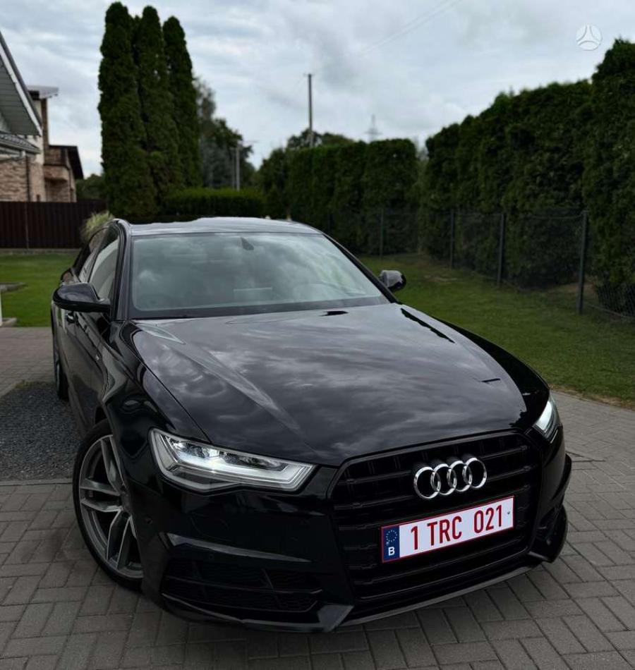 Black Audi A6 2018 in Kaunas, with an engine capacity of 2.00 L and mileage of 213 thousand km for 17350 €, photo 14 on AUTOMOTO.COM.LV