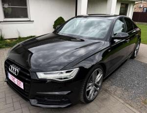 Black Audi A6 2018 in Kaunas, with an engine capacity of 2.00 L and mileage of 213 thousand km for 17350 €, photo 27 on AUTOMOTO.COM.LV