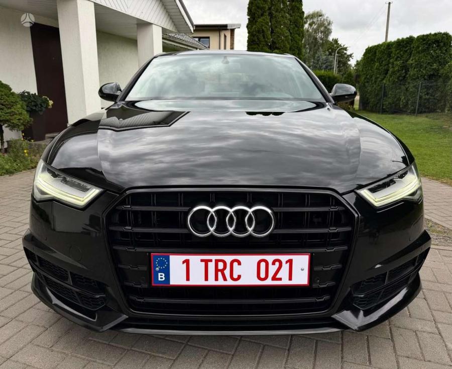 Black Audi A6 2018 in Kaunas, with an engine capacity of 2.00 L and mileage of 213 thousand km for 17350 €, photo 29 on AUTOMOTO.COM.LV