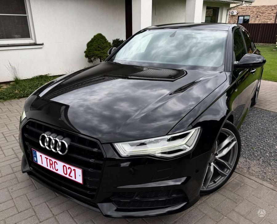 Black Audi A6 2018 in Kaunas, with an engine capacity of 2.00 L and mileage of 213 thousand km for 17350 €, photo 30 on AUTOMOTO.COM.LV
