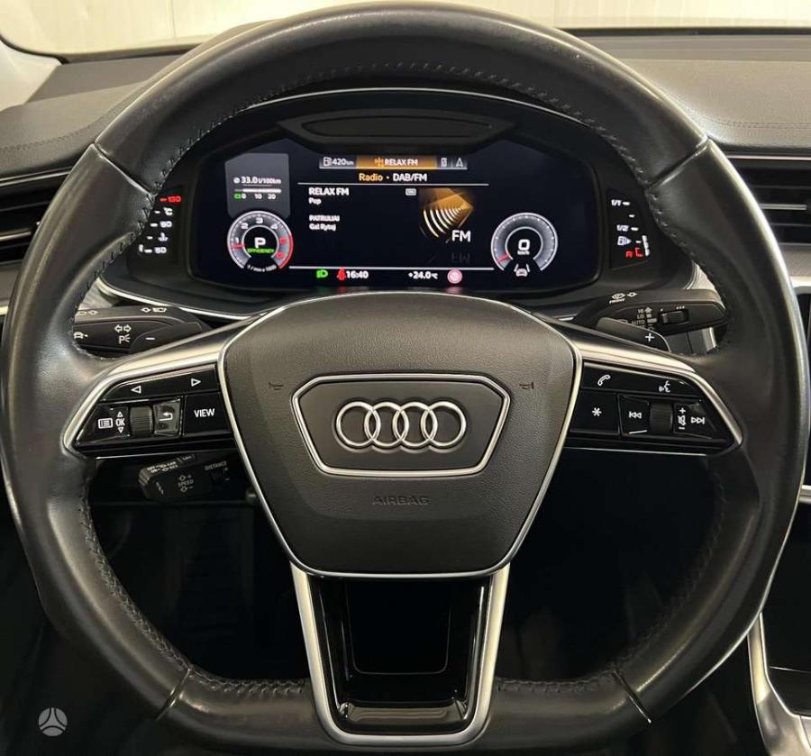 Melns Audi A6 2018 Kauņa, ar dzinēja tilpumu 2.97 L un nobraukumu 253 tūkst. km par 21800 €, foto 8 vietnē AUTOMOTO.COM.LV
