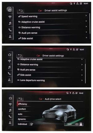 Melns Audi A6 2018 Kauņa, ar dzinēja tilpumu 2.97 L un nobraukumu 253 tūkst. km par 21800 €, foto 10 vietnē AUTOMOTO.COM.LV