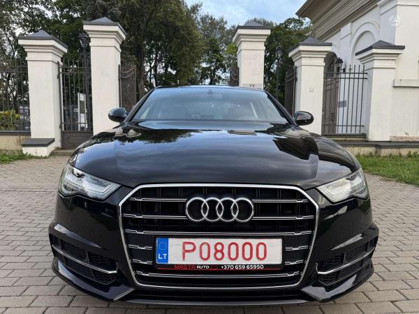 Black Audi A6 2018 in Vilnius, with an engine capacity of 2.00 L and mileage of 300 thousand km for 13999 €, photo 4 on AUTOMOTO.COM.LV