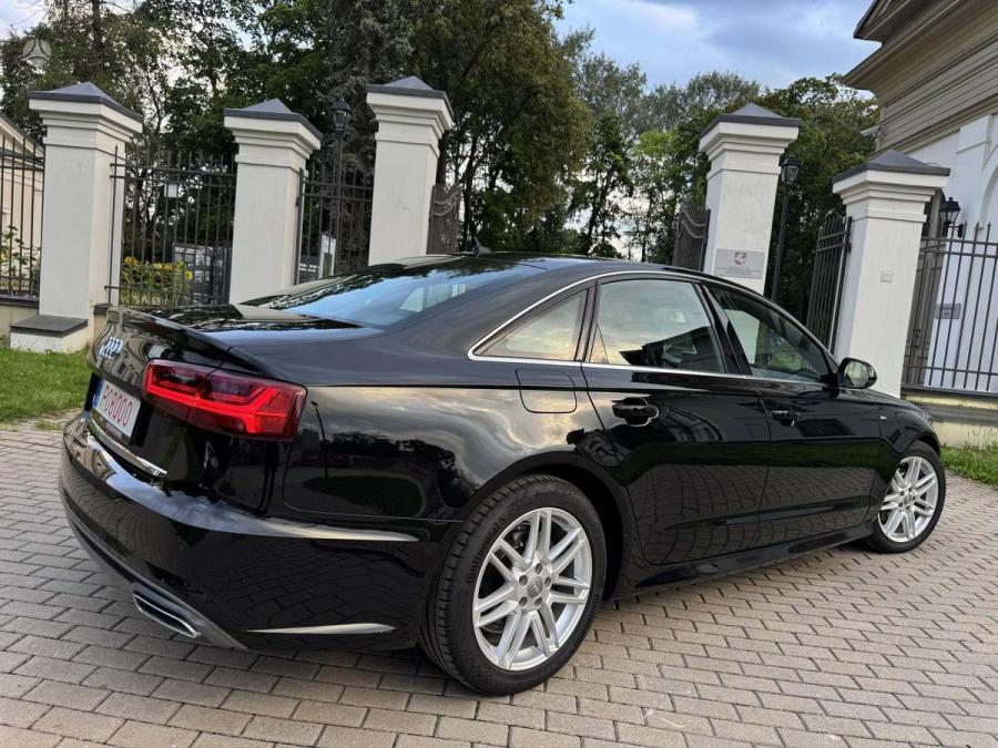 Black Audi A6 2018 in Vilnius, with an engine capacity of 2.00 L and mileage of 300 thousand km for 13999 €, photo 12 on AUTOMOTO.COM.LV