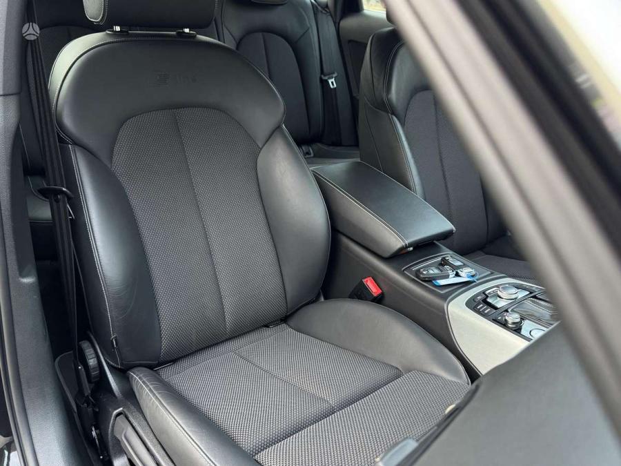 Black Audi A6 2018 in Vilnius, with an engine capacity of 2.00 L and mileage of 300 thousand km for 13999 €, photo 21 on AUTOMOTO.COM.LV