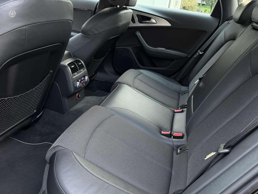 Black Audi A6 2018 in Vilnius, with an engine capacity of 2.00 L and mileage of 300 thousand km for 13999 €, photo 27 on AUTOMOTO.COM.LV