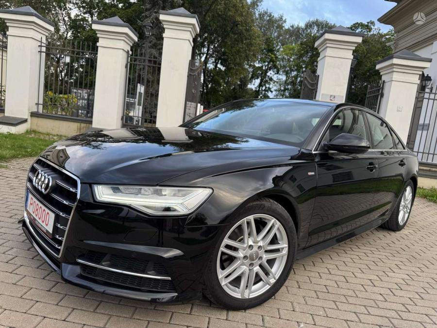 Black Audi A6 2018 in Vilnius, with an engine capacity of 2.00 L and mileage of 300 thousand km for 13999 €, photo 30 on AUTOMOTO.COM.LV