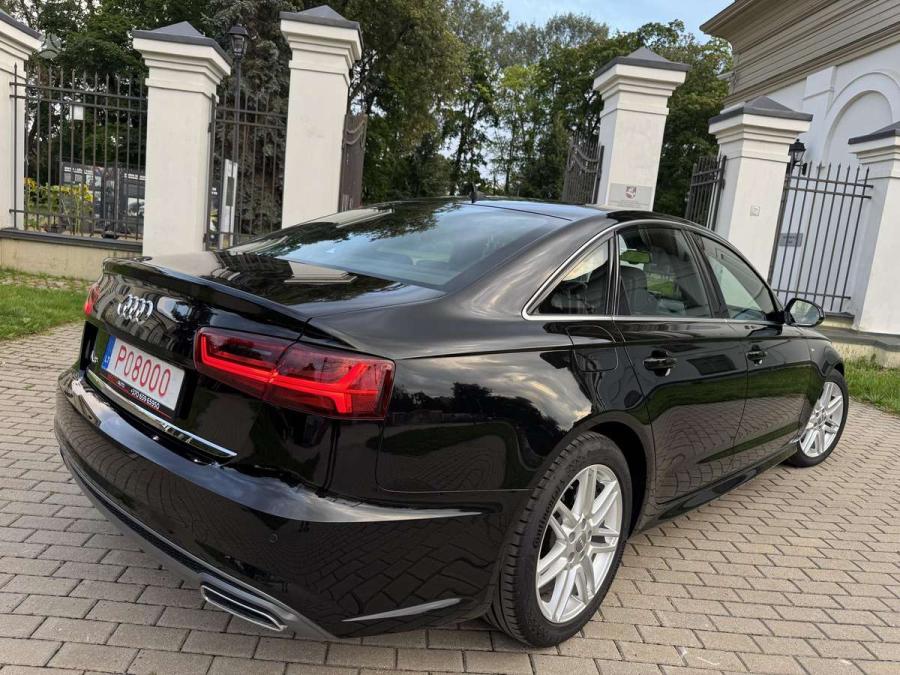 Black Audi A6 2018 in Vilnius, with an engine capacity of 2.00 L and mileage of 300 thousand km for 13999 €, photo 32 on AUTOMOTO.COM.LV