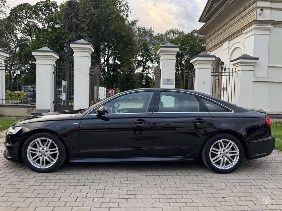Black Audi A6 2018 in Vilnius, with an engine capacity of 2.00 L and mileage of 300 thousand km for 13999 €, photo 34 on AUTOMOTO.COM.LV