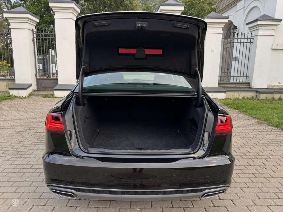 Black Audi A6 2018 in Vilnius, with an engine capacity of 2.00 L and mileage of 300 thousand km for 13999 €, photo 37 on AUTOMOTO.COM.LV