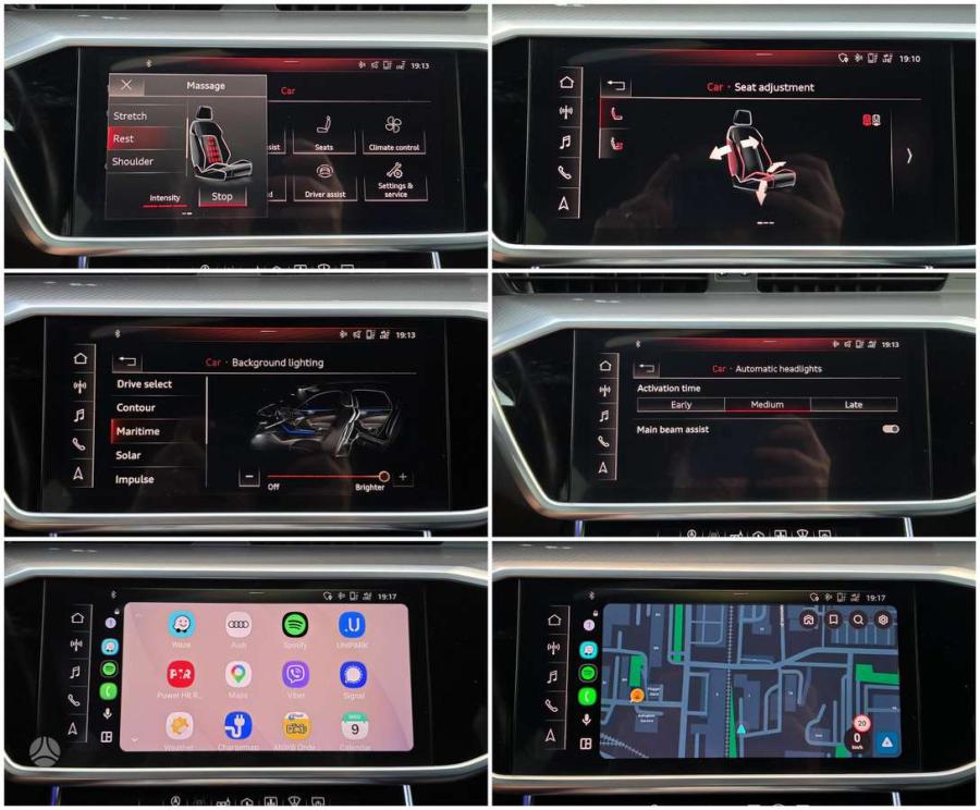 Melns Audi A6 2018 Kauņa, ar dzinēja tilpumu 2.97 L un nobraukumu 205 tūkst. km par 13900 €, foto 51 vietnē AUTOMOTO.COM.LV