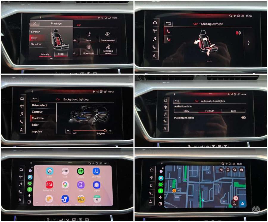 Melns Audi A6 2018 Kauņa, ar dzinēja tilpumu 2.97 L un nobraukumu 205 tūkst. km par 13900 €, foto 51 vietnē AUTOMOTO.COM.LV