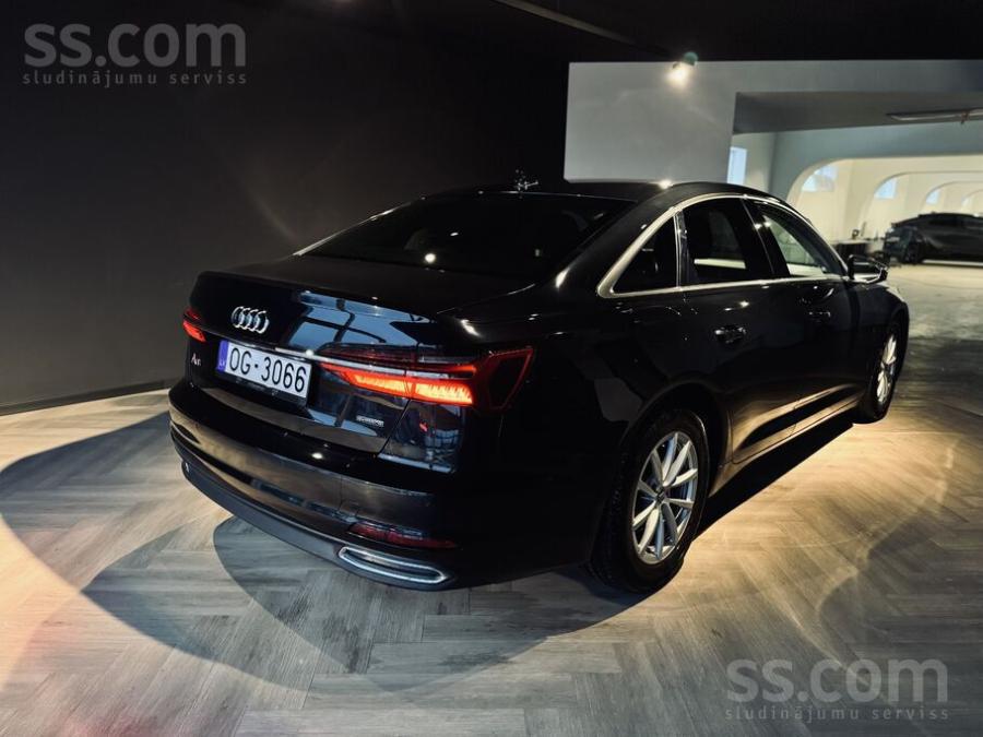 Black Audi A6 2019 in Riga, with an engine capacity of 2.00 L and mileage of 88 thousand km for 28300 €, photo 5 on AUTOMOTO.COM.LV