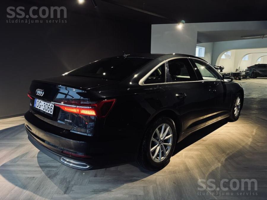 Black Audi A6 2019 in Riga, with an engine capacity of 2.00 L and mileage of 88 thousand km for 28300 €, photo 6 on AUTOMOTO.COM.LV