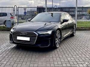 Black Audi A6 2019 in Klaipeda, with an engine capacity of 3.00 L and mileage of 105 thousand km for 26900 €, photo  on AUTOMOTO.COM.LV