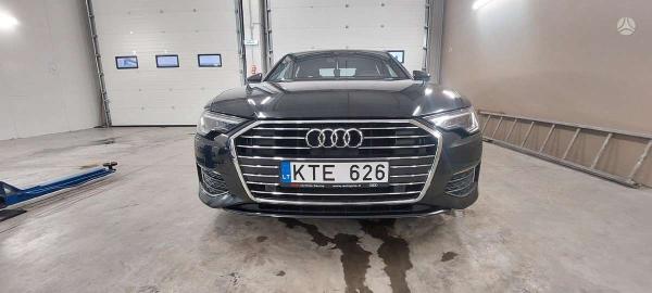 Melns Audi A6 2019 Viļņa, ar dzinēja tilpumu 1.97 L un nobraukumu 108 tūkst. km par 24600 €, foto  vietnē AUTOMOTO.COM.LV