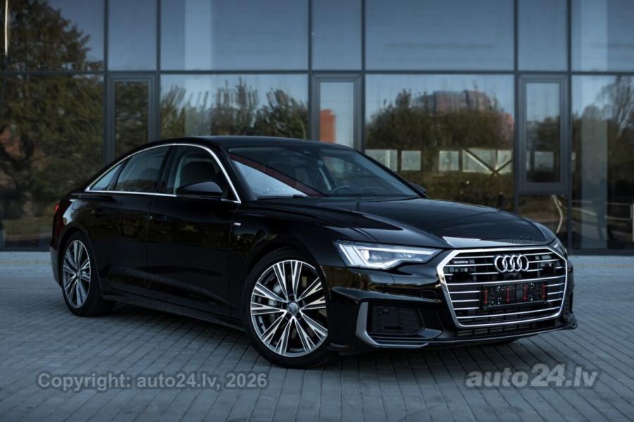 Black Audi A6 2019 in Tallinn, with an engine capacity of 3.00 L and mileage of 103 thousand km for 34990 €, photo 1 on AUTOMOTO.COM.LV