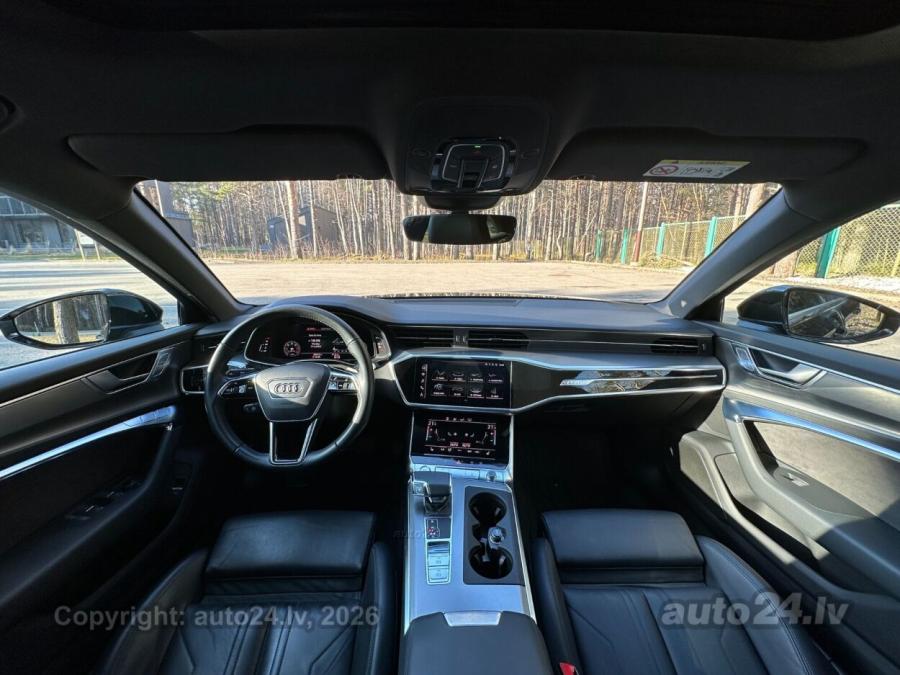 Black Audi A6 2019 in Tallinn, with an engine capacity of 3.00 L and mileage of 104 thousand km for 27900 €, photo 4 on AUTOMOTO.COM.LV