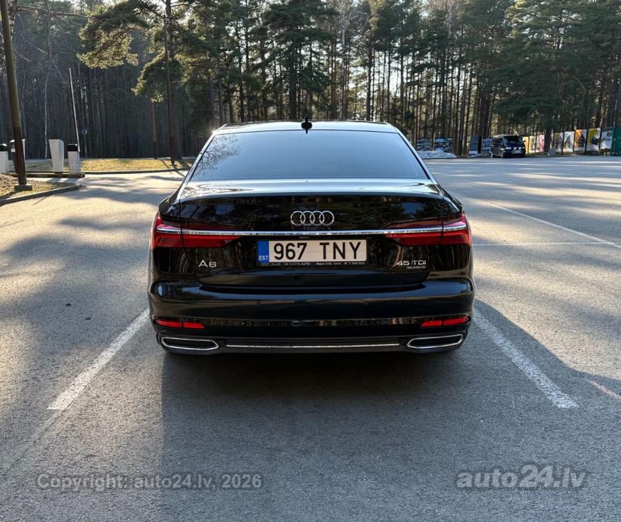 Black Audi A6 2019 in Tallinn, with an engine capacity of 3.00 L and mileage of 104 thousand km for 27900 €, photo 7 on AUTOMOTO.COM.LV