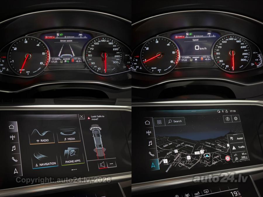 Melns Audi A6 2019 Tallina, ar dzinēja tilpumu 2.00 L un nobraukumu 113 tūkst. km par 25900 €, foto 18 vietnē AUTOMOTO.COM.LV