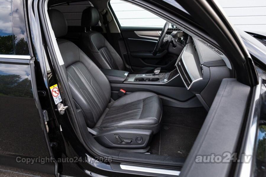 Black Audi A6 2019 in Riga, with an engine capacity of 3.00 L and mileage of 177 thousand km for 24950 €, photo 7 on AUTOMOTO.COM.LV