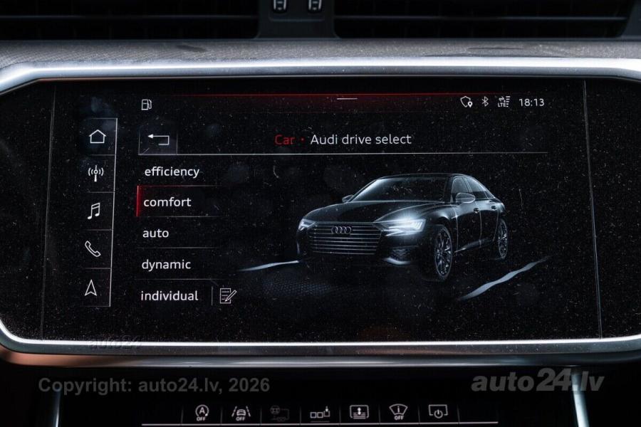 Black Audi A6 2019 in Riga, with an engine capacity of 3.00 L and mileage of 177 thousand km for 24950 €, photo 12 on AUTOMOTO.COM.LV