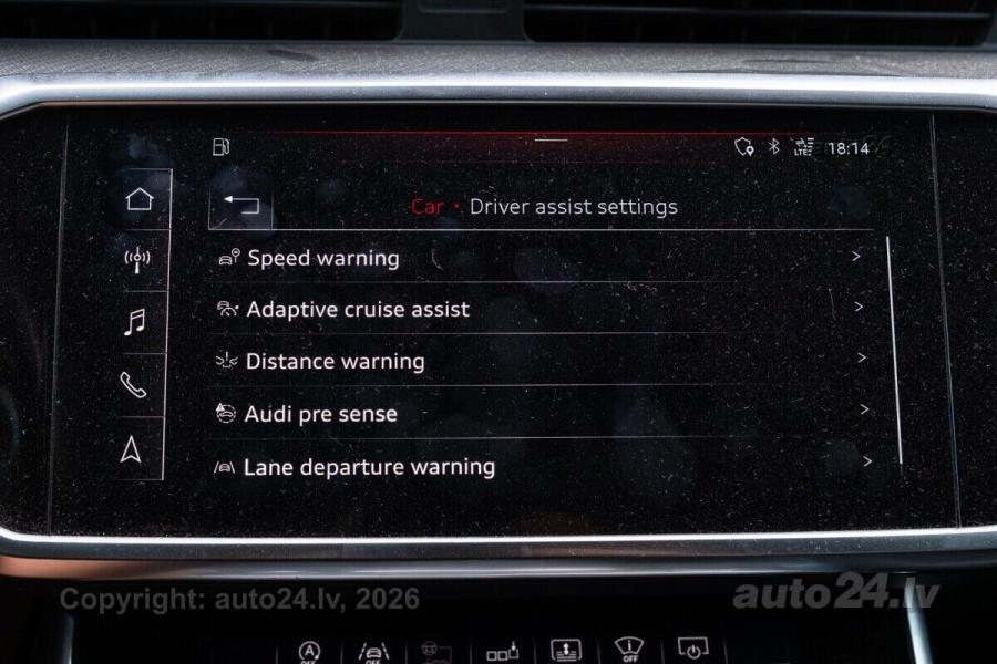 Black Audi A6 2019 in Riga, with an engine capacity of 3.00 L and mileage of 177 thousand km for 24950 €, photo 14 on AUTOMOTO.COM.LV