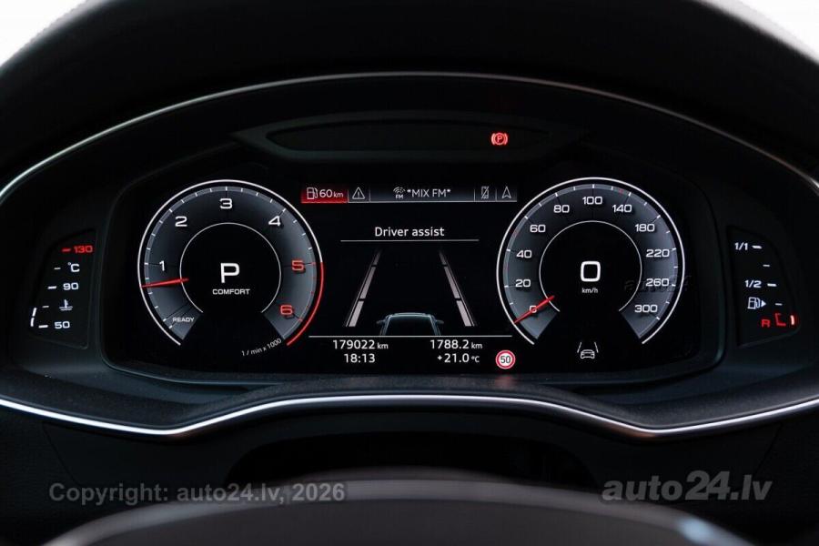 Black Audi A6 2019 in Riga, with an engine capacity of 3.00 L and mileage of 177 thousand km for 24950 €, photo 27 on AUTOMOTO.COM.LV