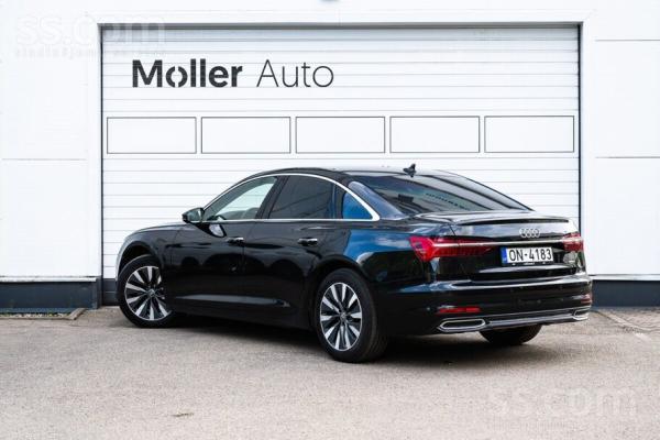 Black Audi A6 2019 in Riga, with an engine capacity of 3.00 L and mileage of 177 thousand km for 24950 €, photo 4 on AUTOMOTO.COM.LV