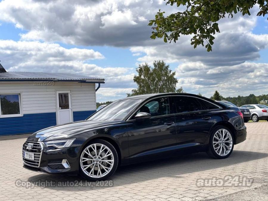 Black Audi A6 2019 in Valga, with an engine capacity of 3.00 L and mileage of 90 thousand km for 28000 €, photo 5 on AUTOMOTO.COM.LV