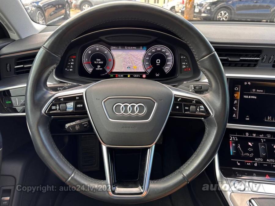 Black Audi A6 2019 in Valga, with an engine capacity of 3.00 L and mileage of 90 thousand km for 28000 €, photo 24 on AUTOMOTO.COM.LV