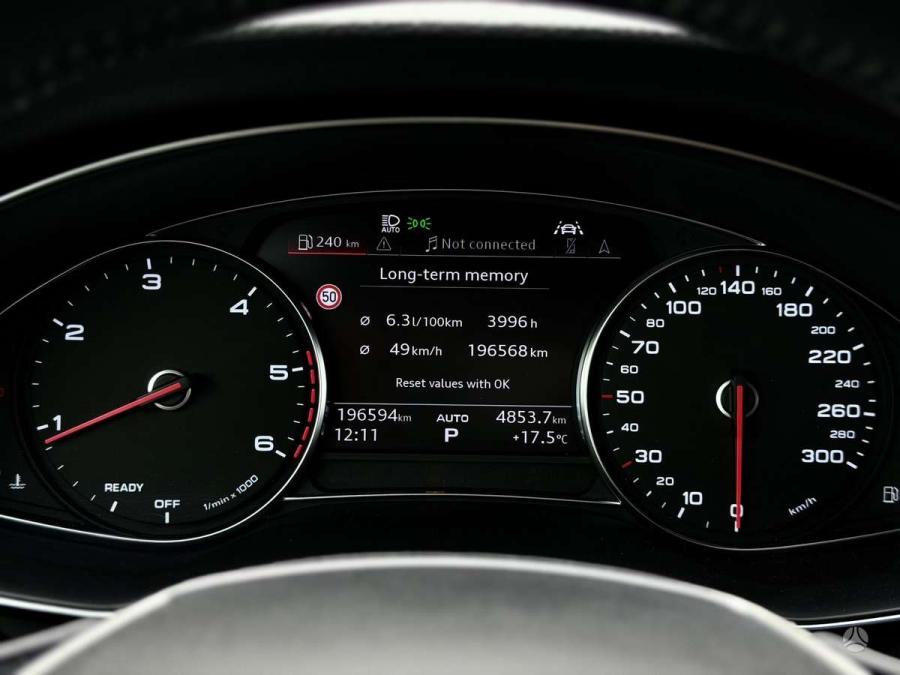 Черный Ауди А6 2019 в Вильнюс, объемом двигателя 1.97 л и пробегом 197 тыс. км за 21200 €, фото 32 на AUTOMOTO.COM.LV