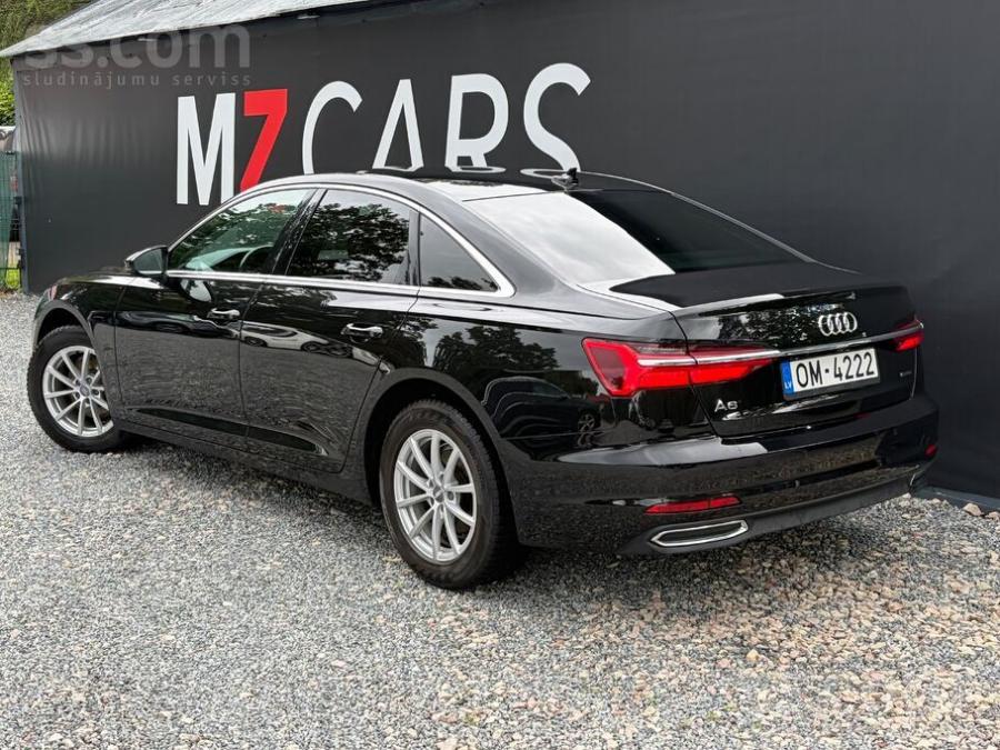 Black Audi A6 2019 in Riga, with an engine capacity of 2.00 L and mileage of 183 thousand km for 19790 €, photo 4 on AUTOMOTO.COM.LV